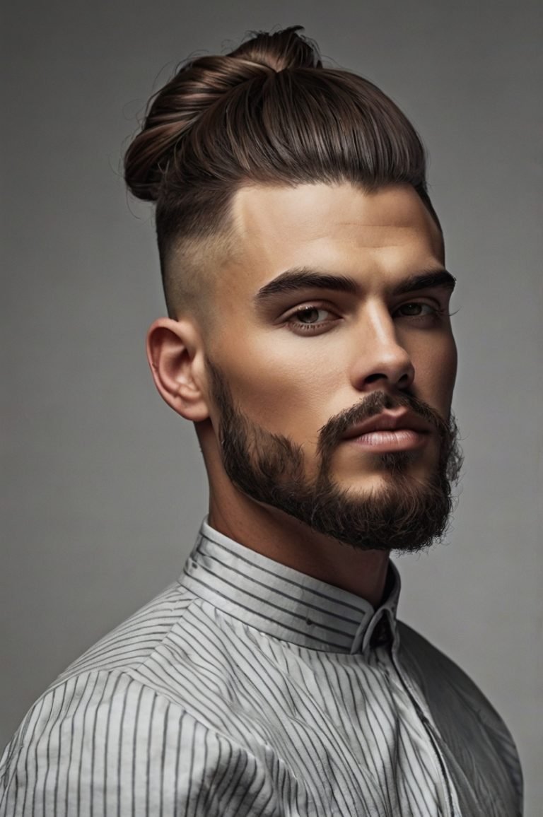 30 Best Man Bun Hairstyles for Men - The Taper Fade